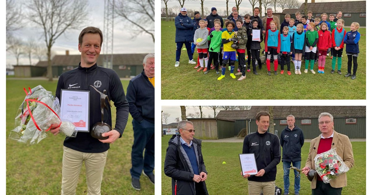Maribo Boldklub er årets klub i Danmark